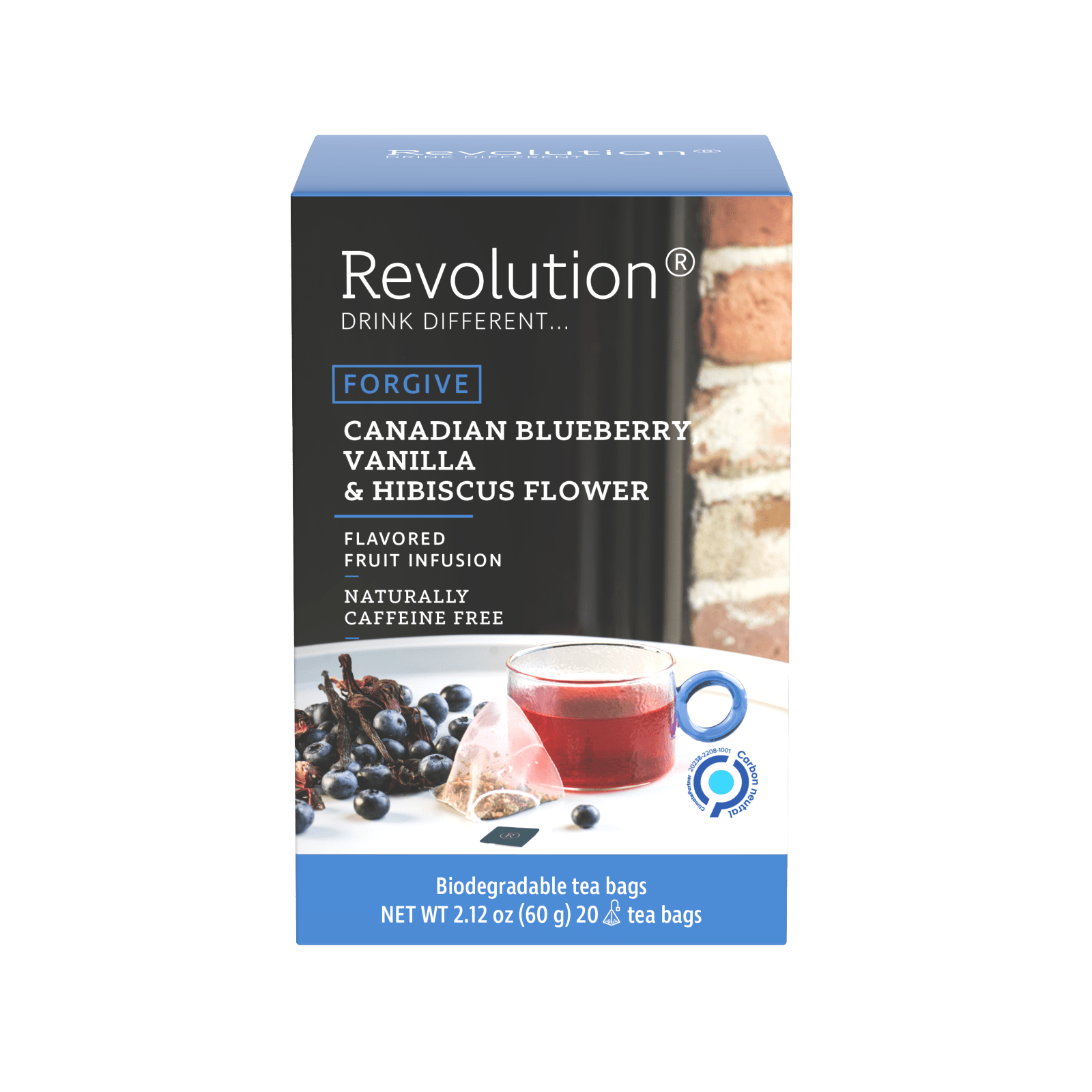 FORGIVE Canadian Blueberry, Vanilla & Hibiscus Flower 20 Count ...