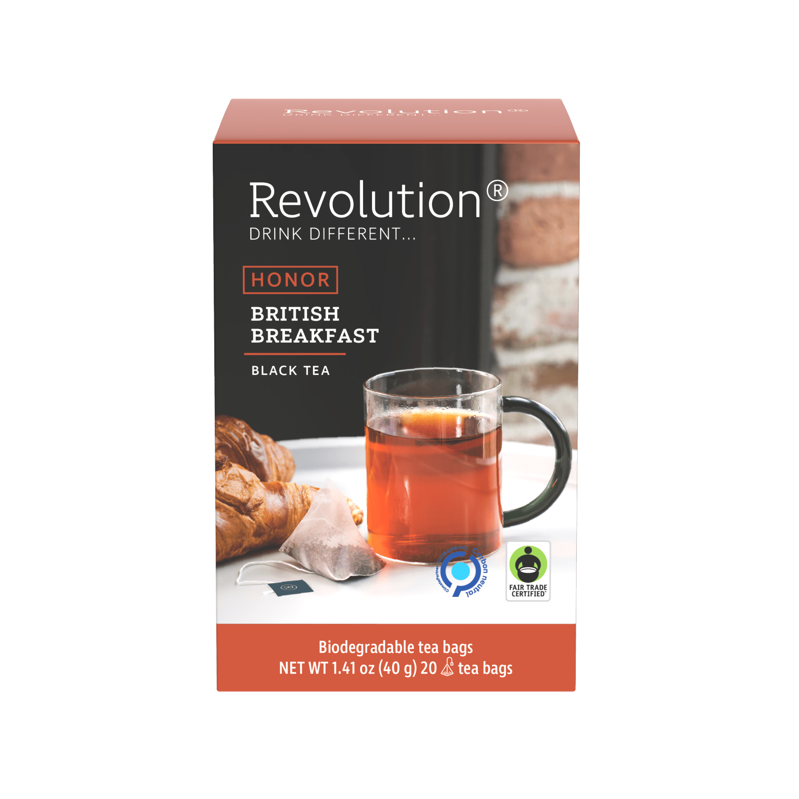 HONOR British Breakfast 20 Count – Revolution Tea